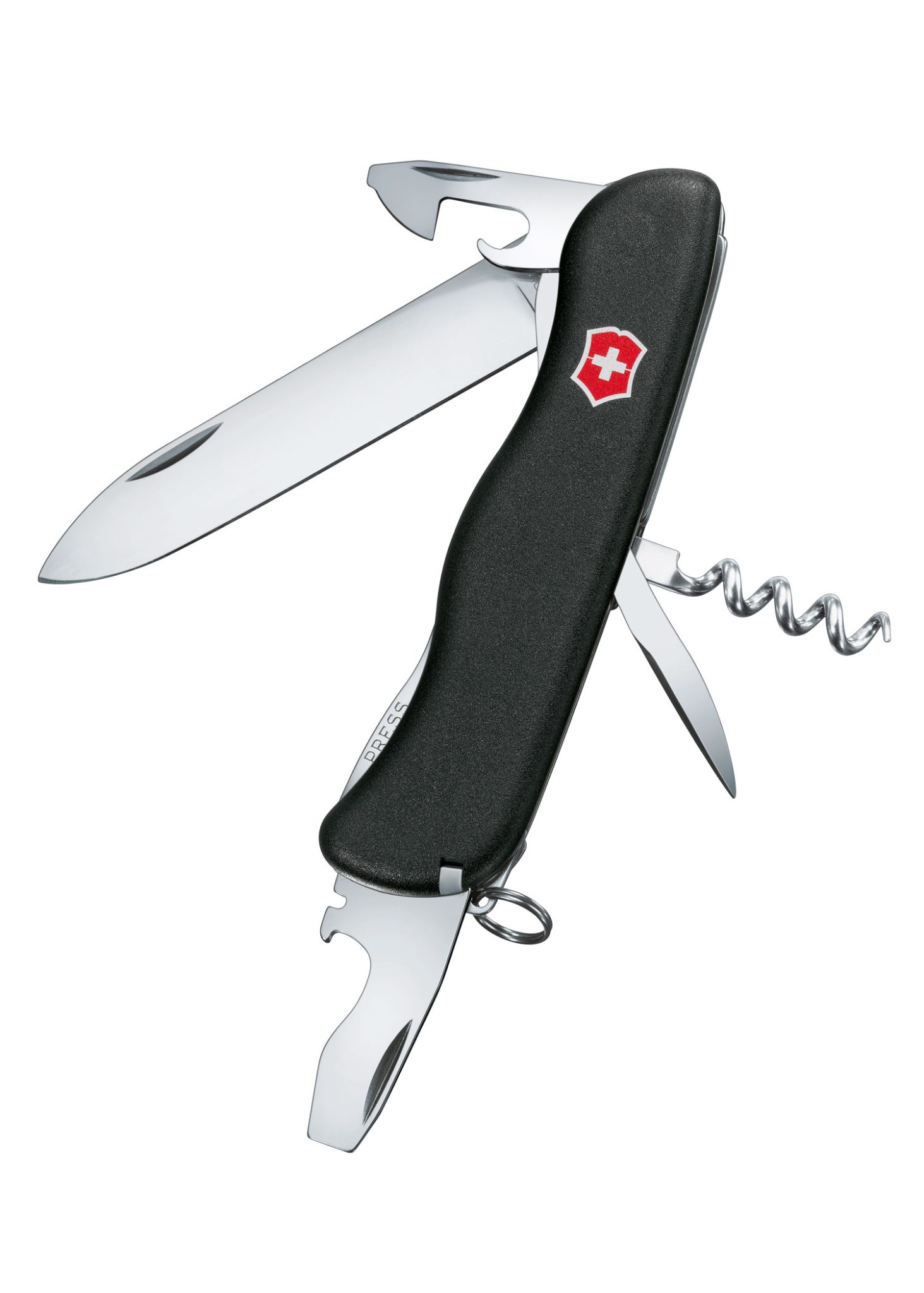 Victorinox Nomad 0.8353.3 pocket knife, black, 1.4110 slipjoint, drop ...