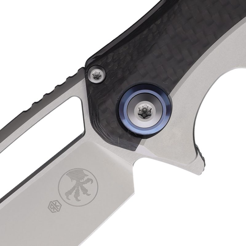 Microtech Matrix 165C-7CFTI cep bıçağı, siyah, M390 titanyum çerçeveli ...