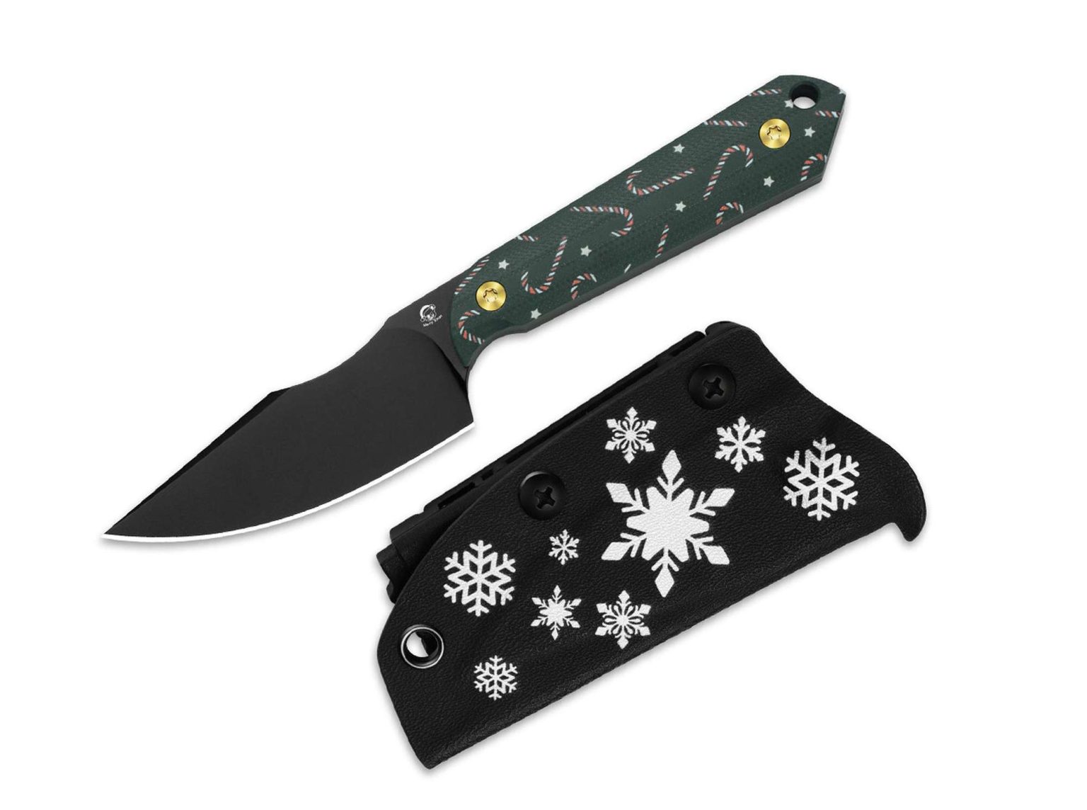 Arpón Kizer Mini Harpoon Classic Candy Cane Twist 1040SMC1 Hoja fija ...