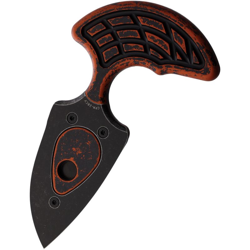 Heretic Knives Sleight H050-8A-BRKORG Push Dagger orange CPM-20CV ...